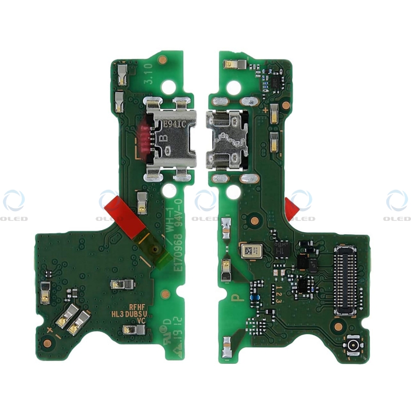 Placa auxiliar con conector de carga datos y accesorios Micro USB para Huawei Y7 Prime 2019/Y7 ...